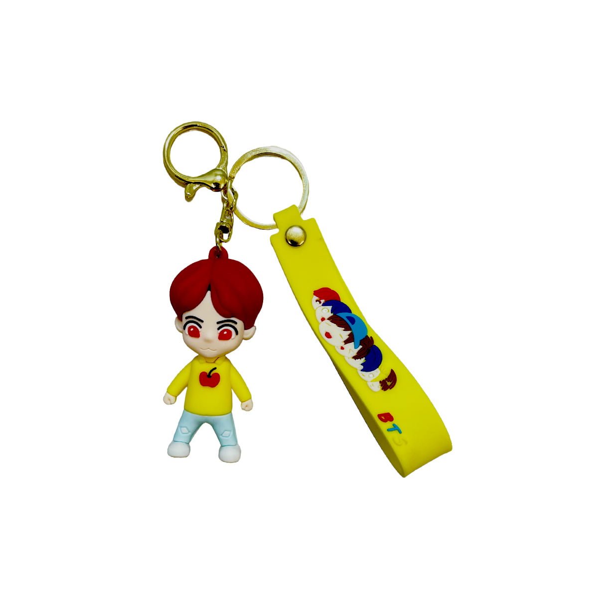 Bts Model 7 Rubber Keychain Unique Ts Accessories Custom Clans